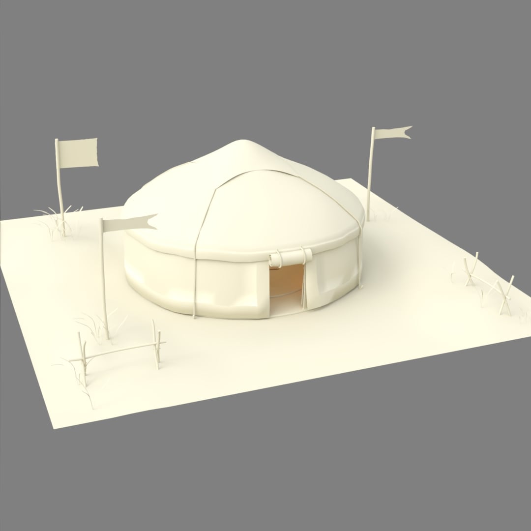 Kazakh Yurt | Daz 3D