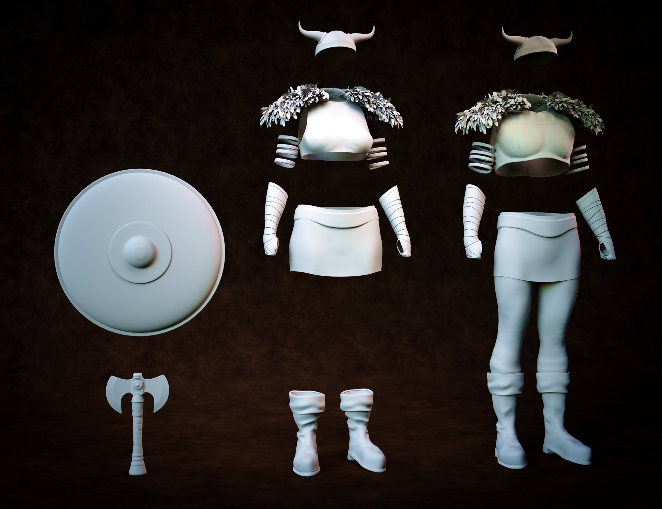 M3D Valkirie Armor for Genesis 9 | Daz 3D