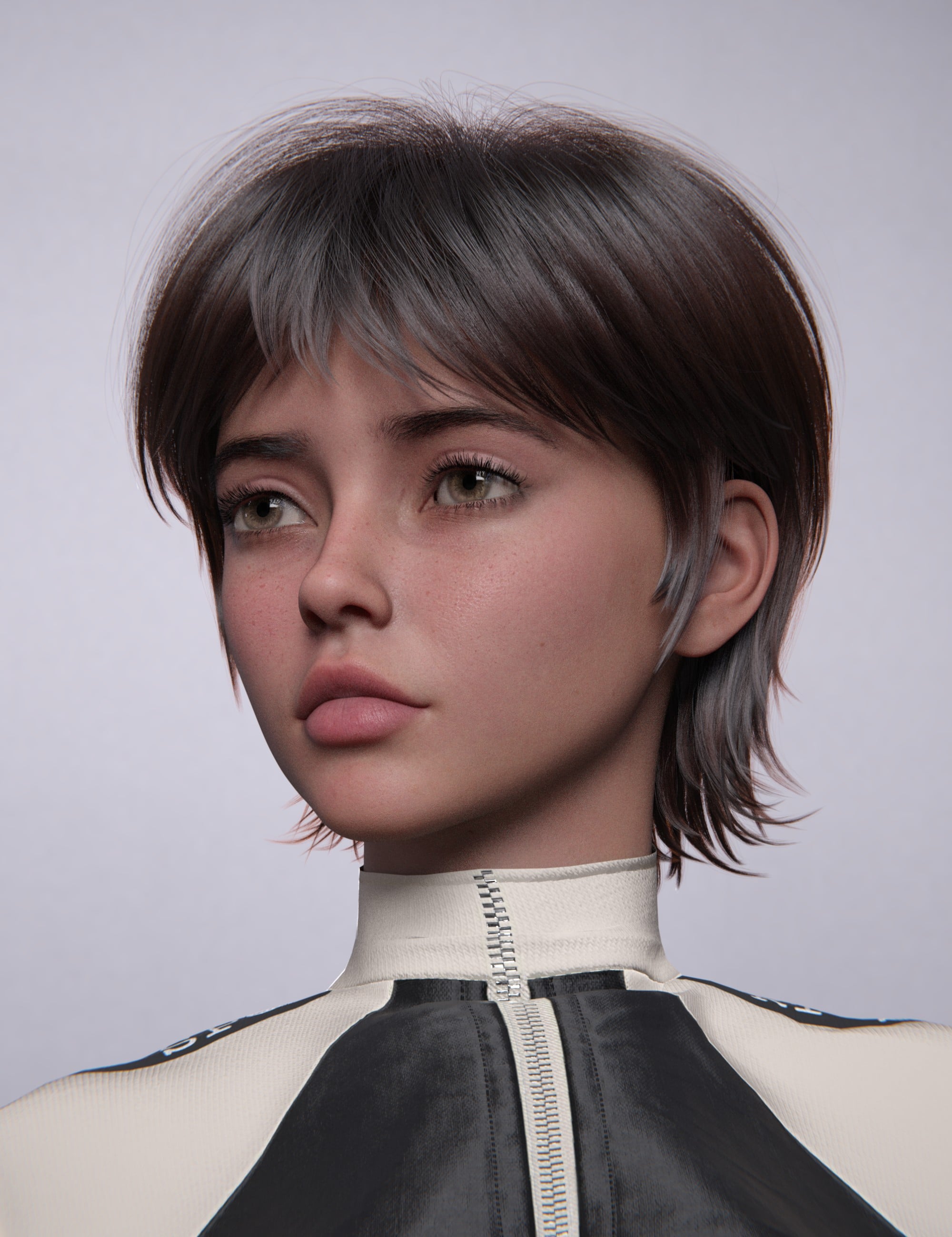 dForce AK Elegant Hair for Genesis 9, 8, and 8.1 | Daz 3D