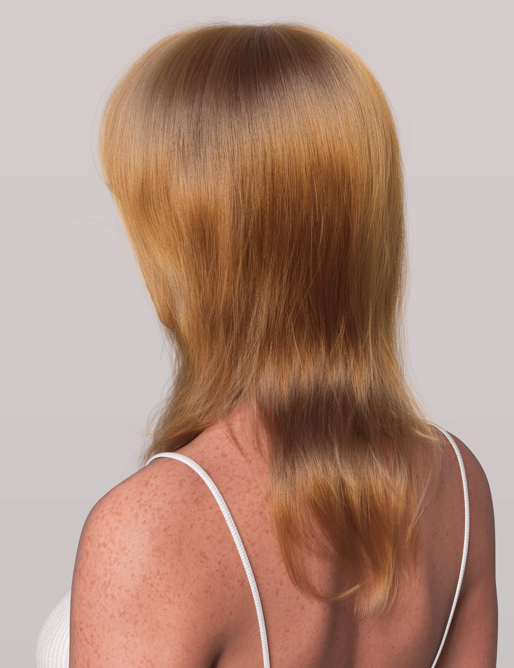 dForce Strand-Based Late Summer Bangs Style Hair for Genesis 9 | Daz 3D