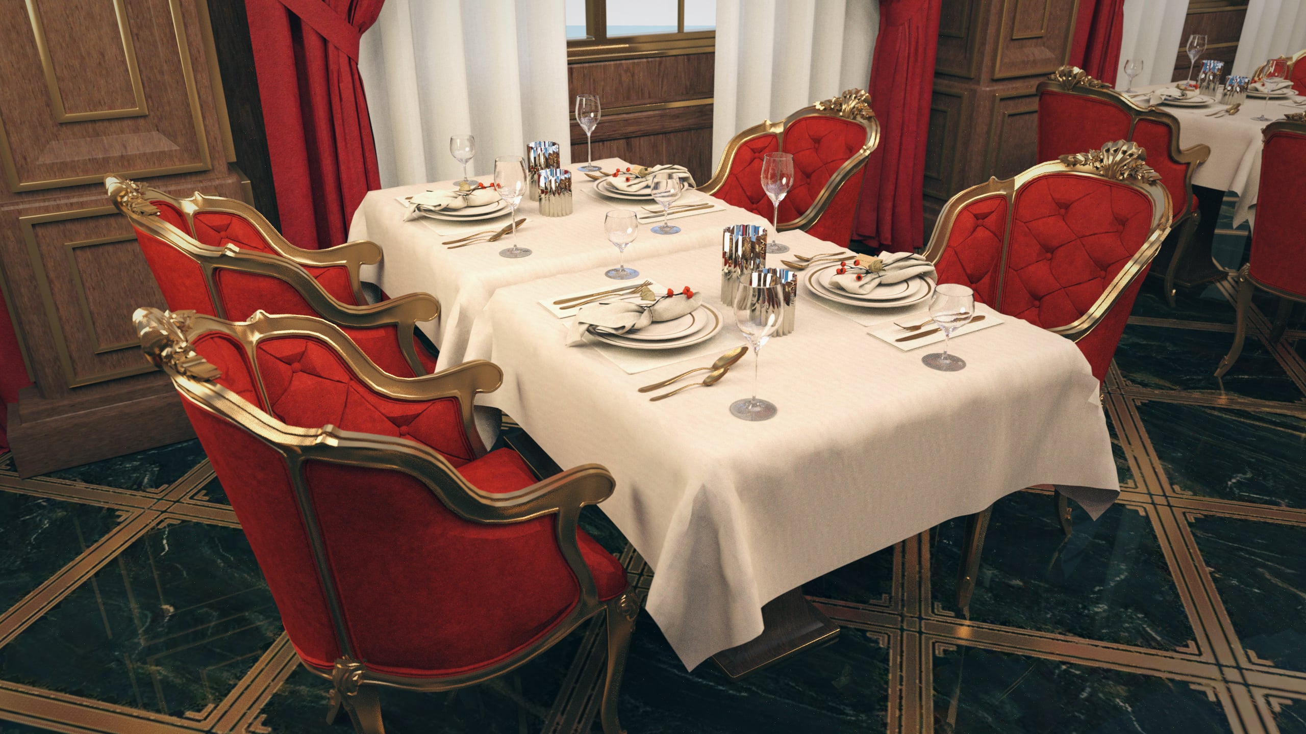 Luxury Casino Restaurant | Daz 3D
