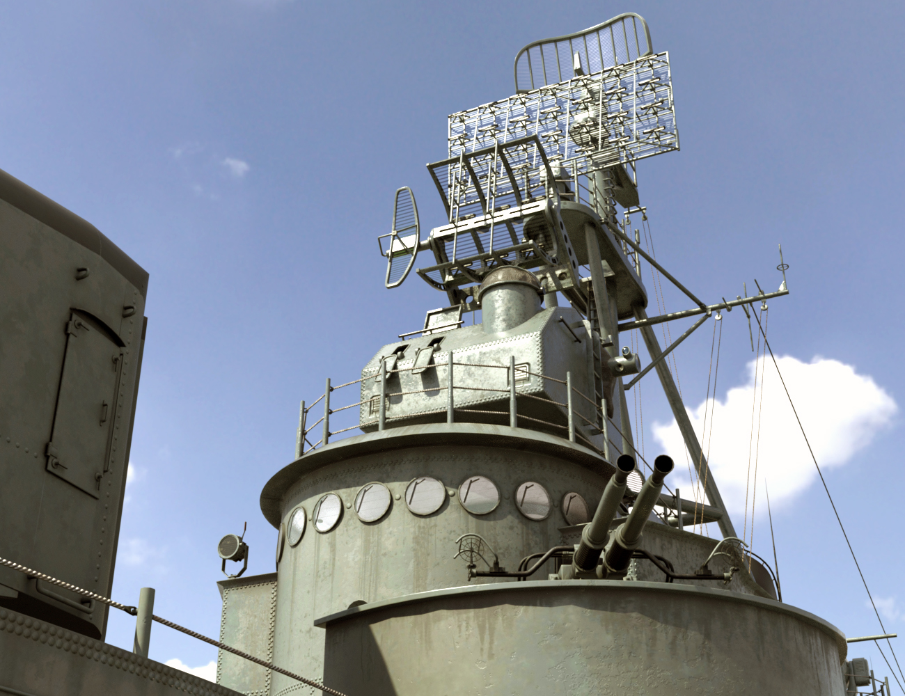 Fletcher Class Destroyer | Daz 3D