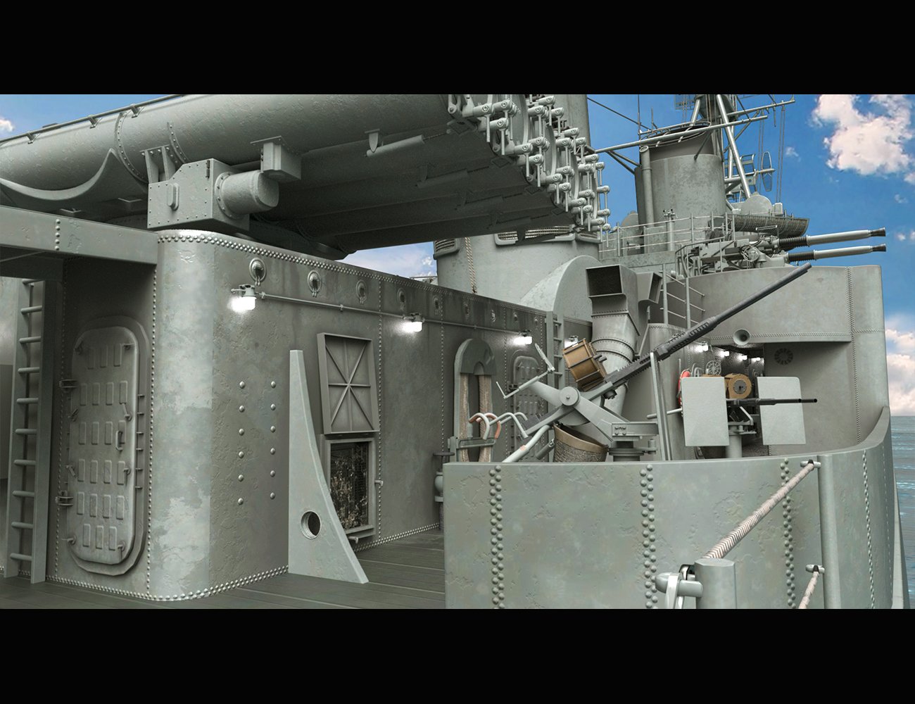 Fletcher Class Destroyer | Daz 3D