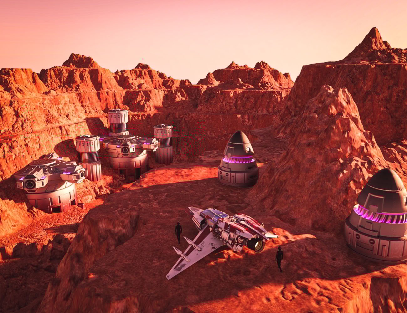 MARS Base 45 Alpha | Daz 3D
