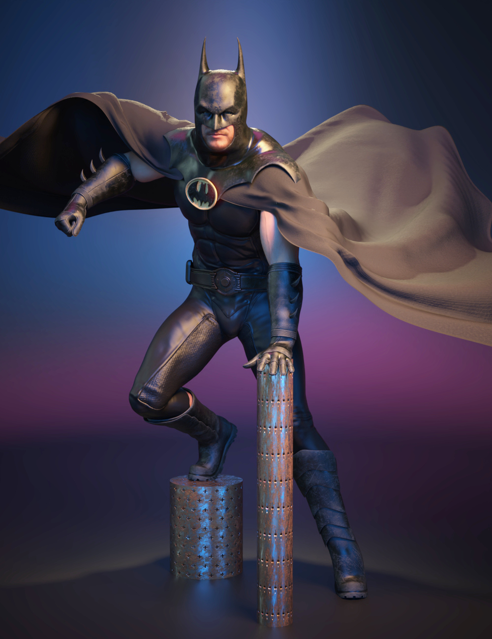 Classic Hero Poses for Thomas 9 | Daz 3D