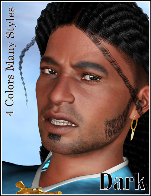 1 Click M4 Face Hair | Daz 3D