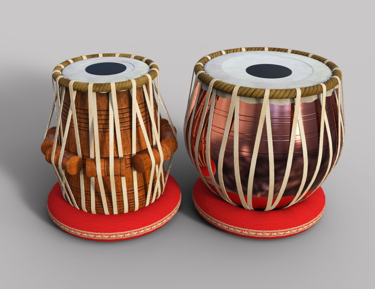 Sitar and Tabla | Daz 3D