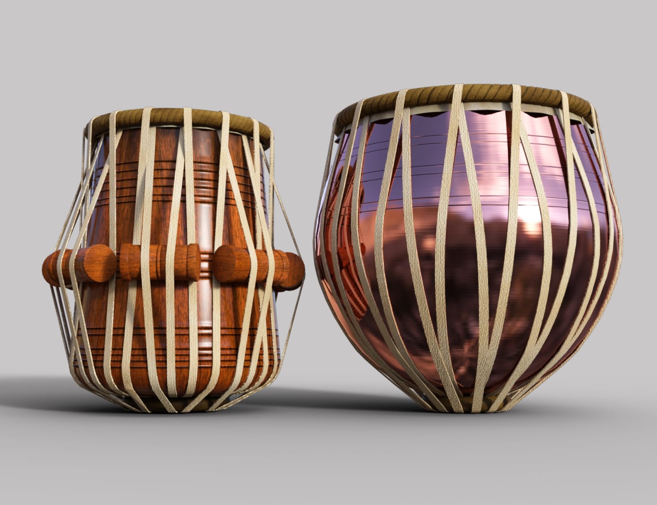 Sitar and Tabla | Daz 3D