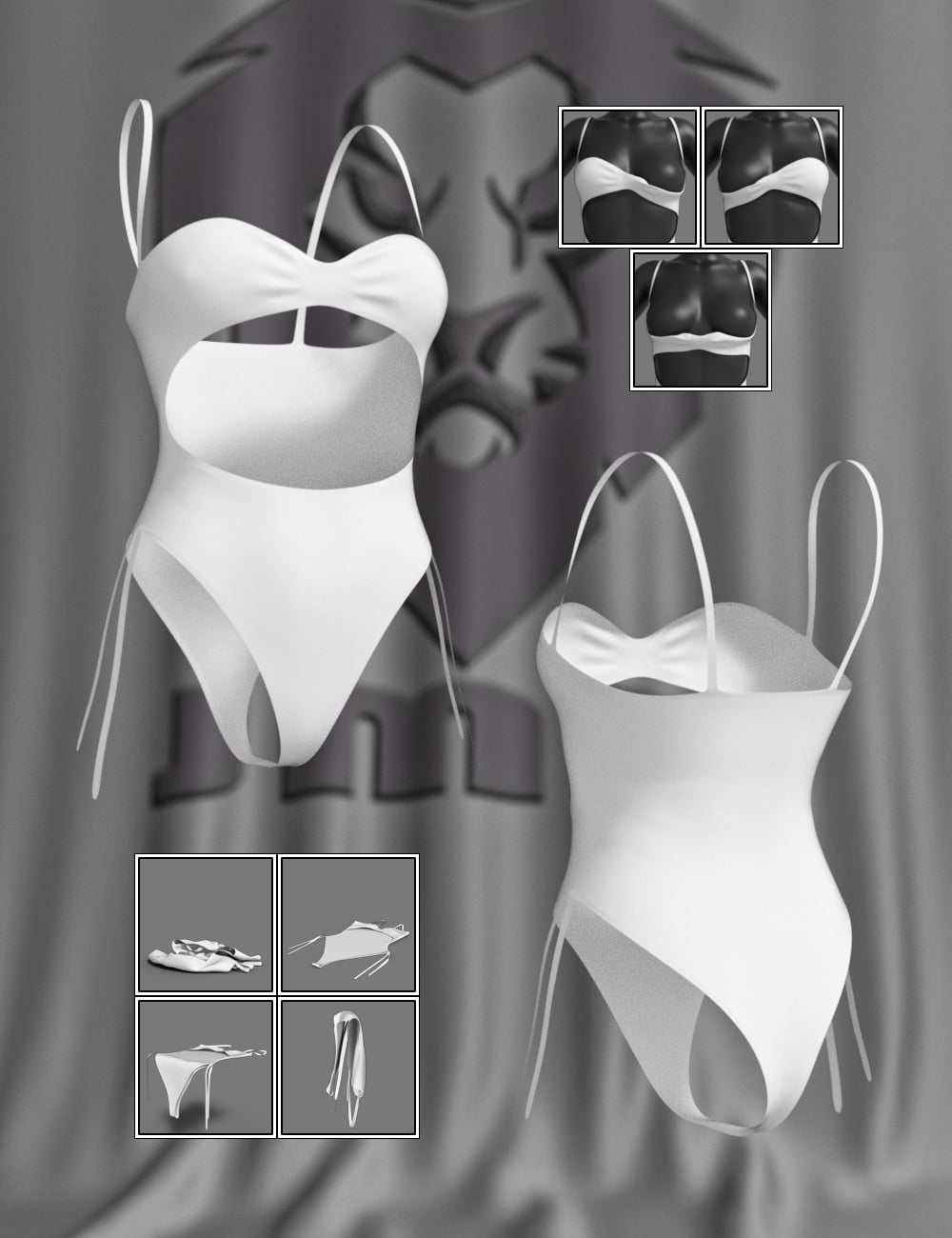 JMR dForce Barbora Swimsuit for Genesis 8 Female | Daz 3D