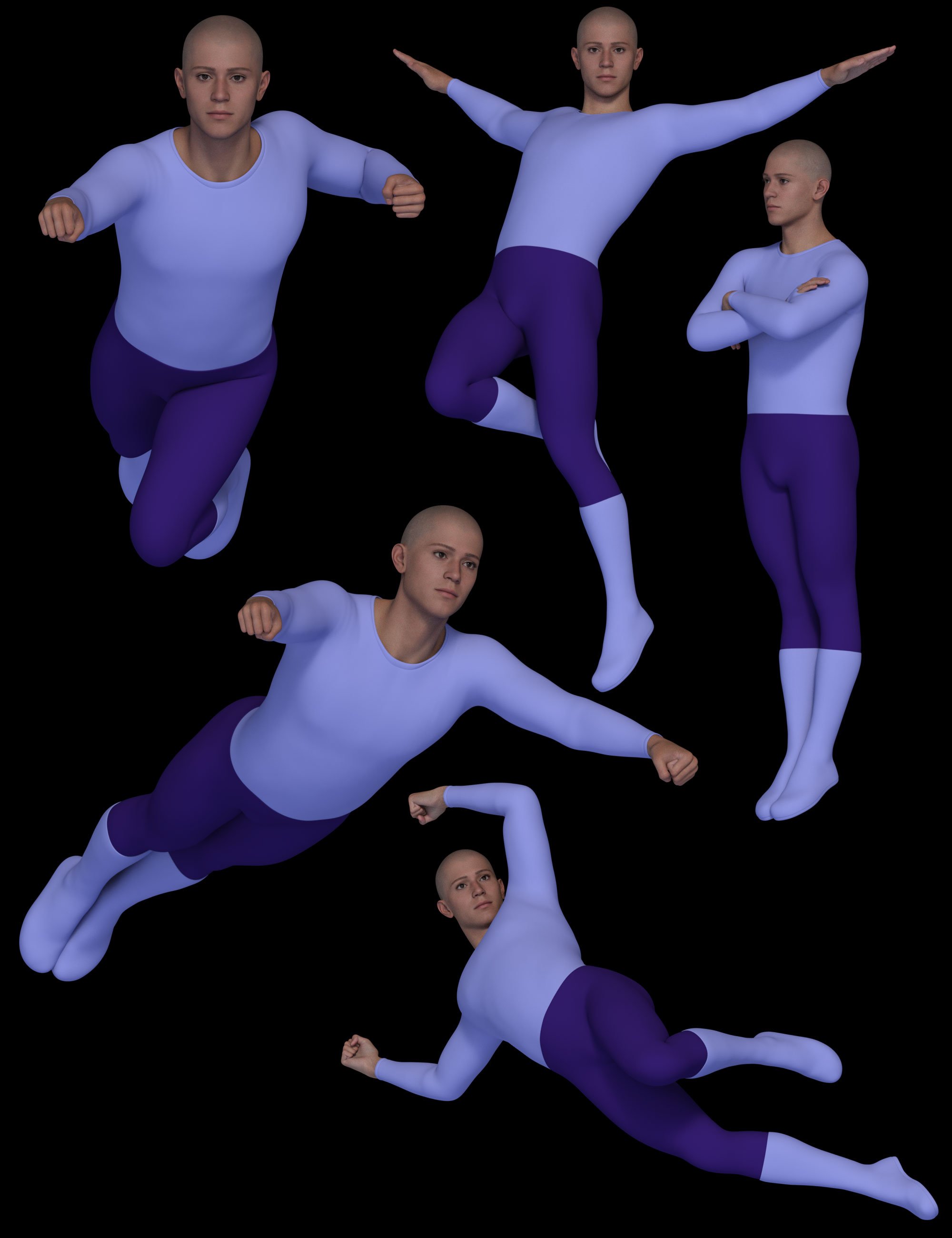 MightyMite Poses 003 Genesis 9 | Daz 3D