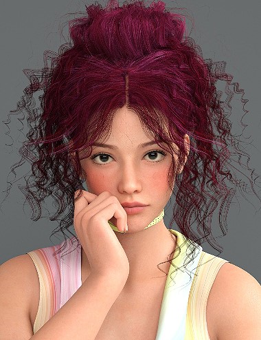 Colorbomb - Waterfall Hair Textures | Daz 3D