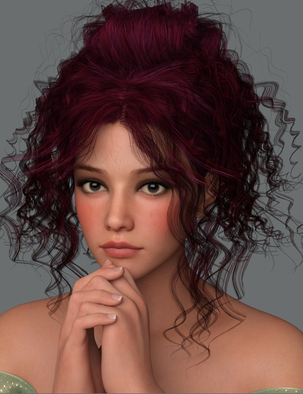 Colorbomb - Waterfall Hair Textures | Daz 3D