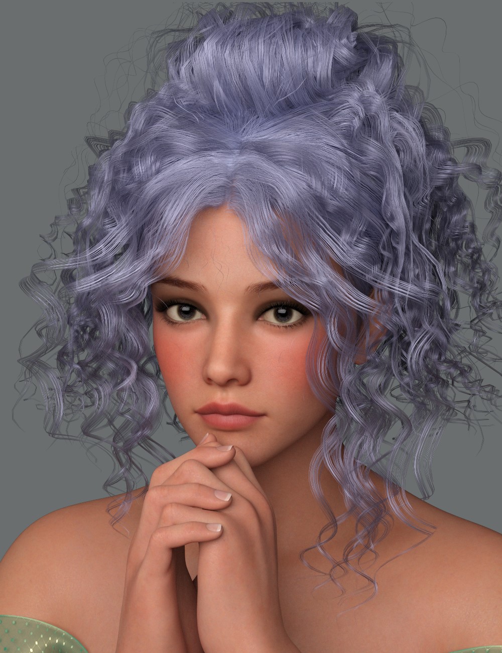 Colorbomb - Waterfall Hair Textures | Daz 3D