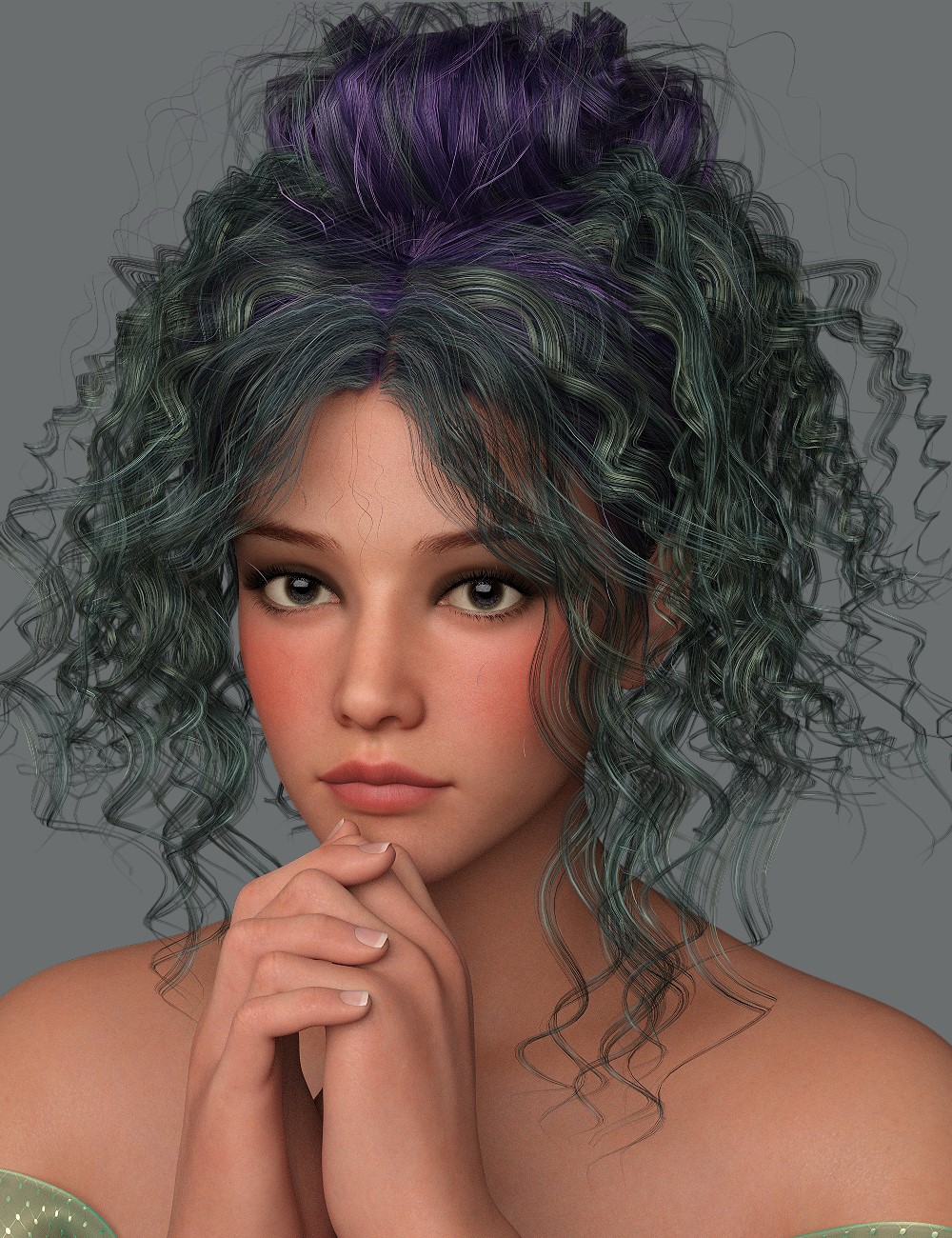 Colorbomb - Waterfall Hair Textures | Daz 3D