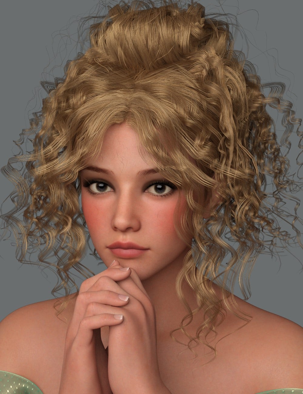 Colorbomb - Waterfall Hair Textures | Daz 3D
