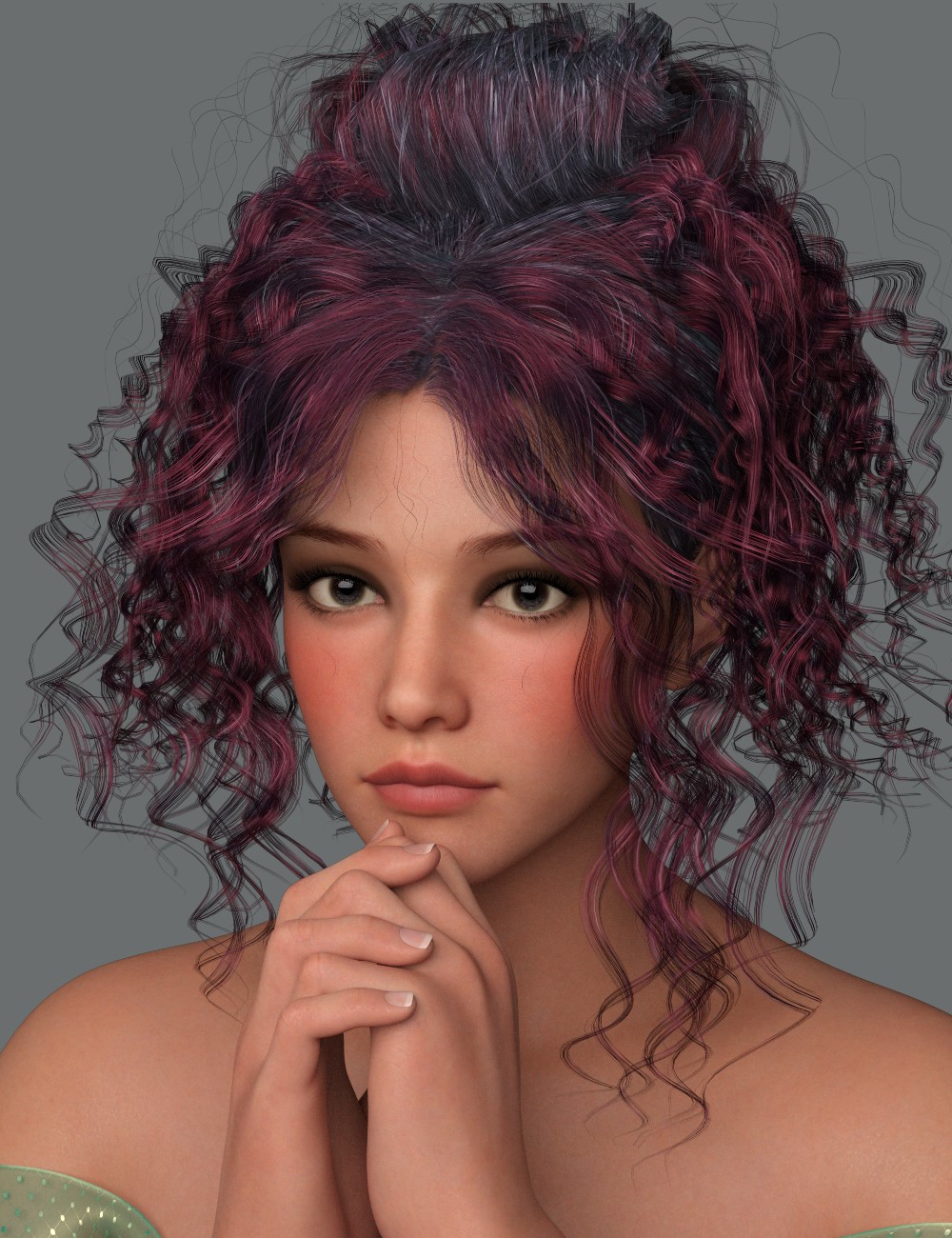 Colorbomb - Waterfall Hair Textures | Daz 3D