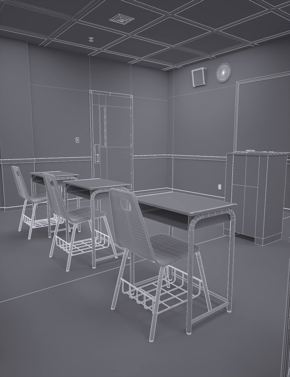 Summer Classroom | Daz 3D