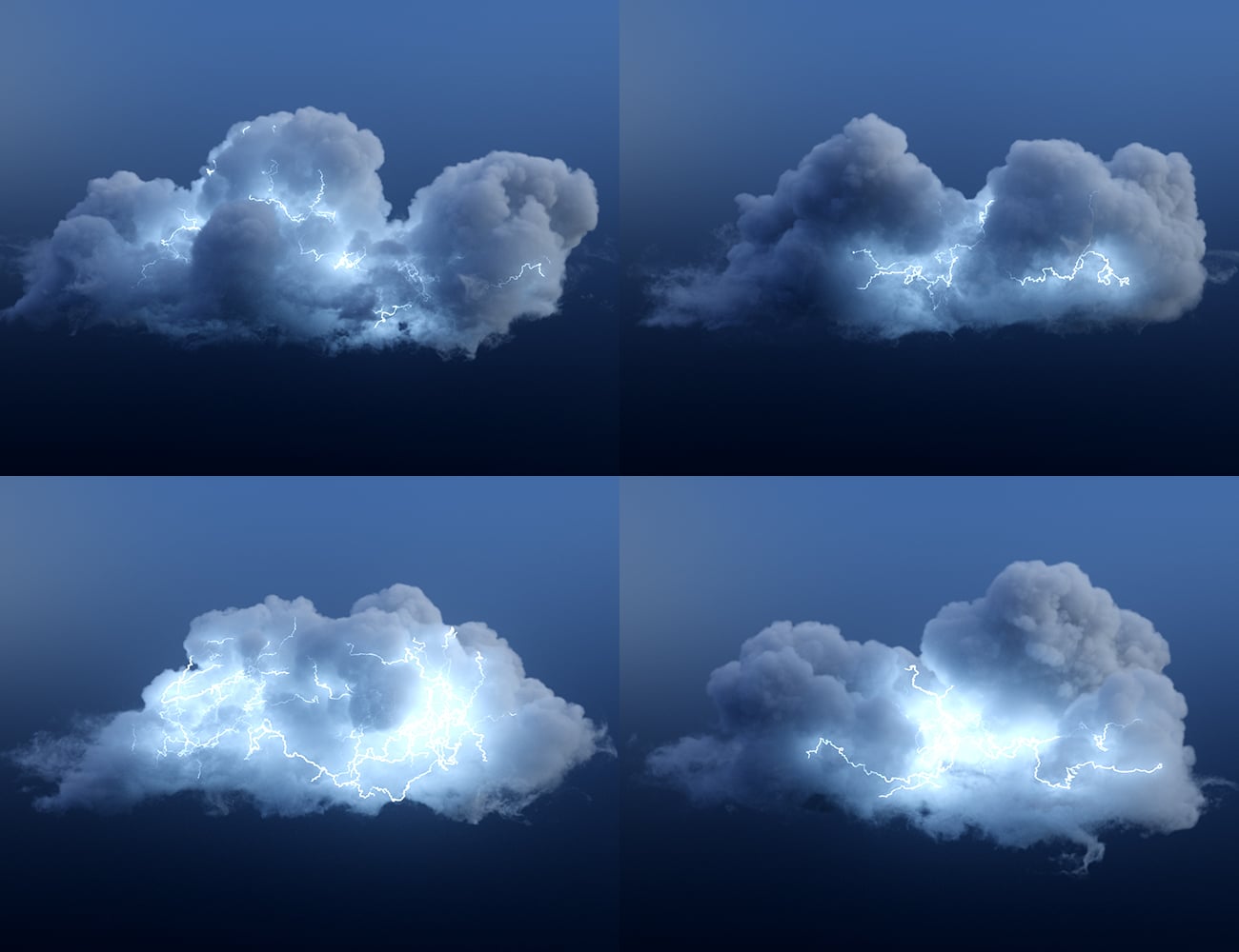 Storm Front - Lightning Cloud VDBs for Daz Studio | Daz 3D