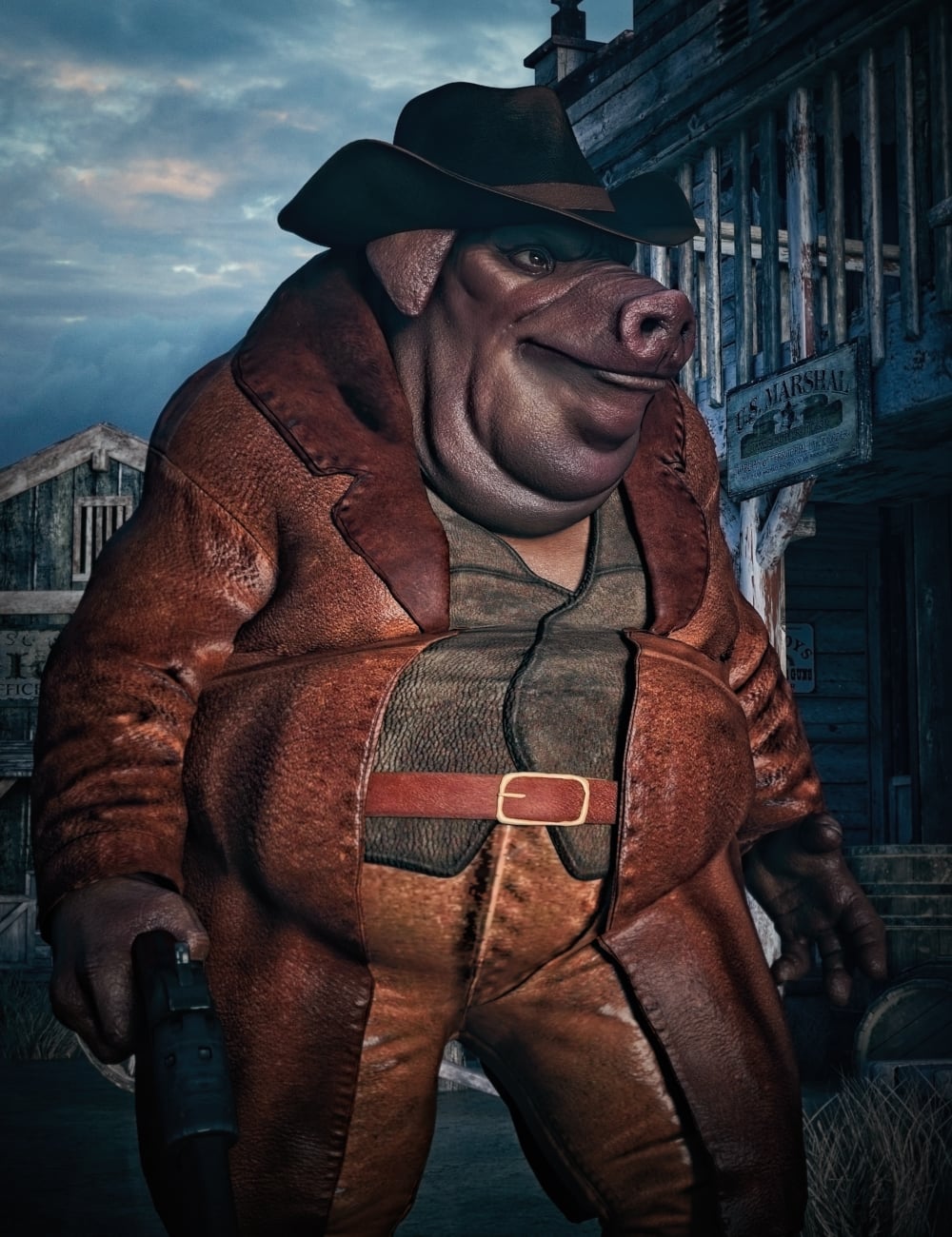 FN Hogger HD for Genesis 9 | Daz 3D