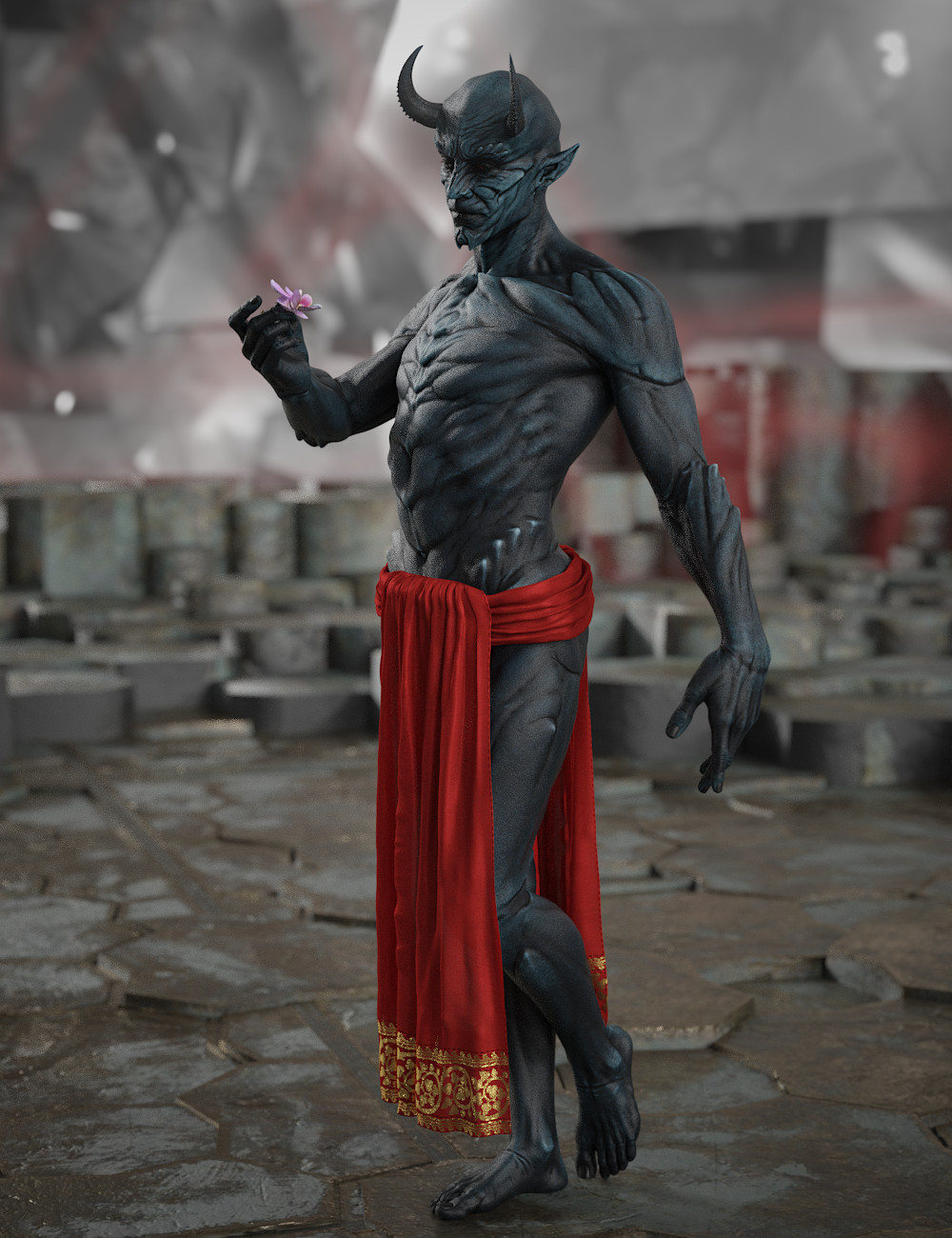 dForce Simple Loincloth for Genesis 9 and 8 | Daz 3D