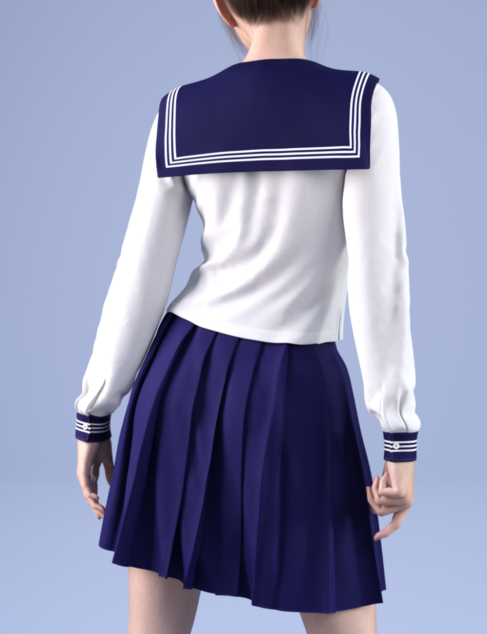 dForce HnC24 JP School Uniform Outfits for Genesis 9 | Daz 3D