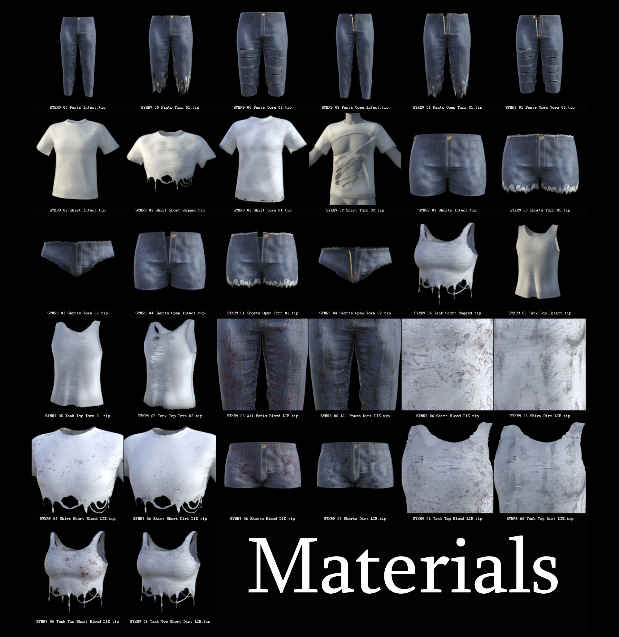 SY dForce Modern Rags Genesis 9 | Daz 3D