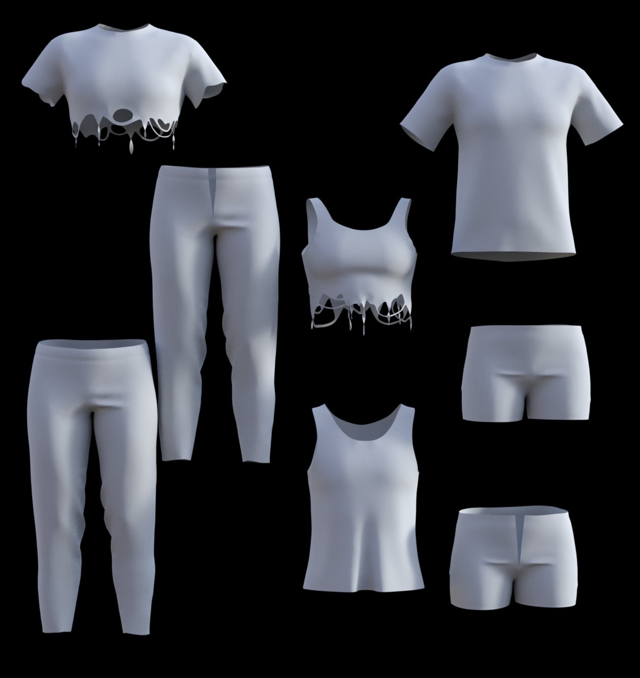 SY dForce Modern Rags Genesis 9 | Daz 3D