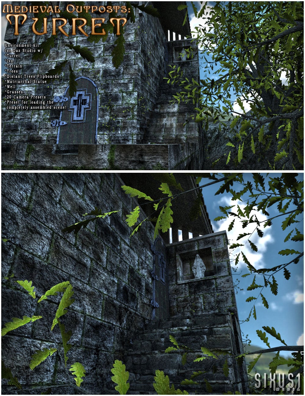 Medieval Outpost Turret | Daz 3D