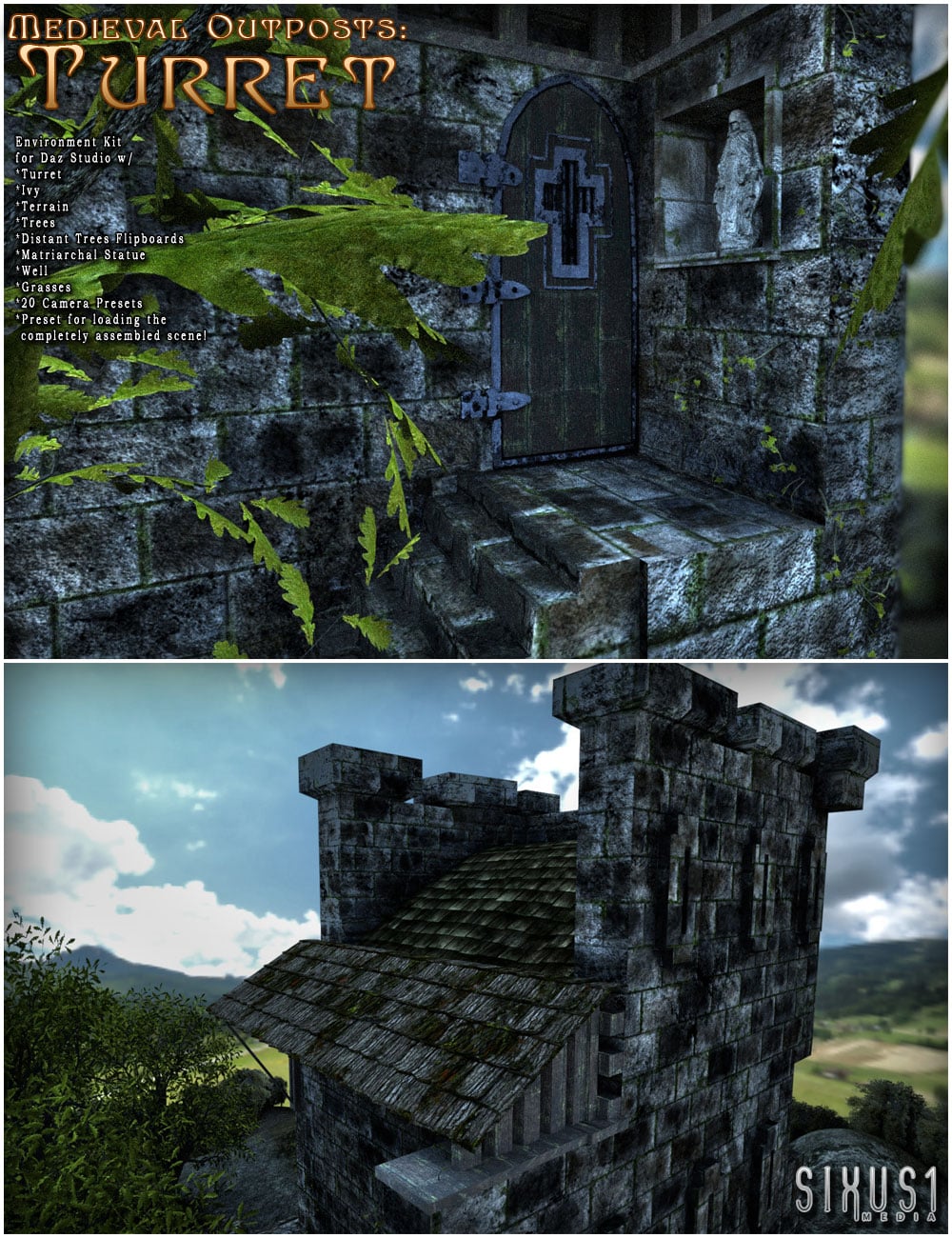 Medieval Outpost Turret | Daz 3D