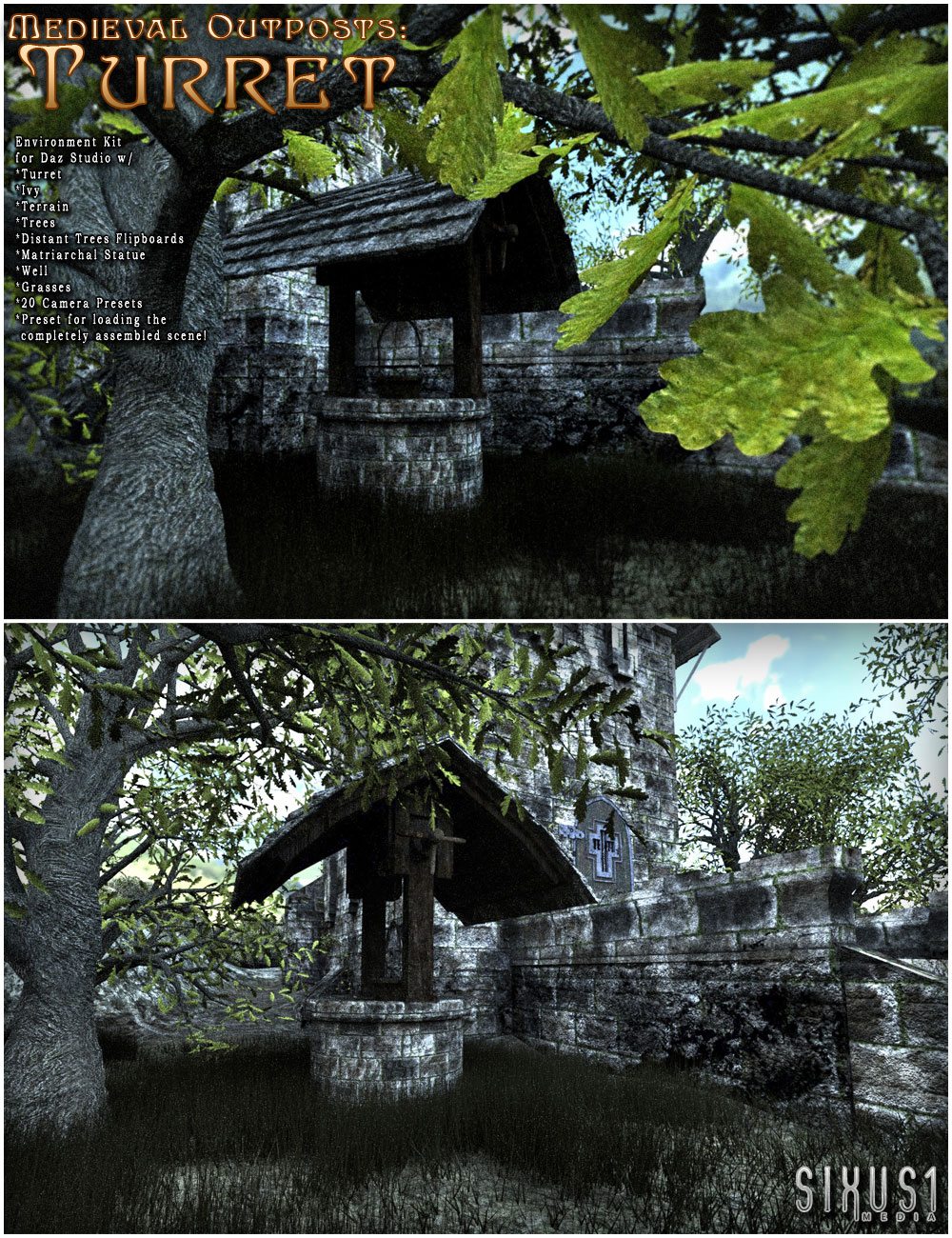Medieval Outpost Turret | Daz 3D