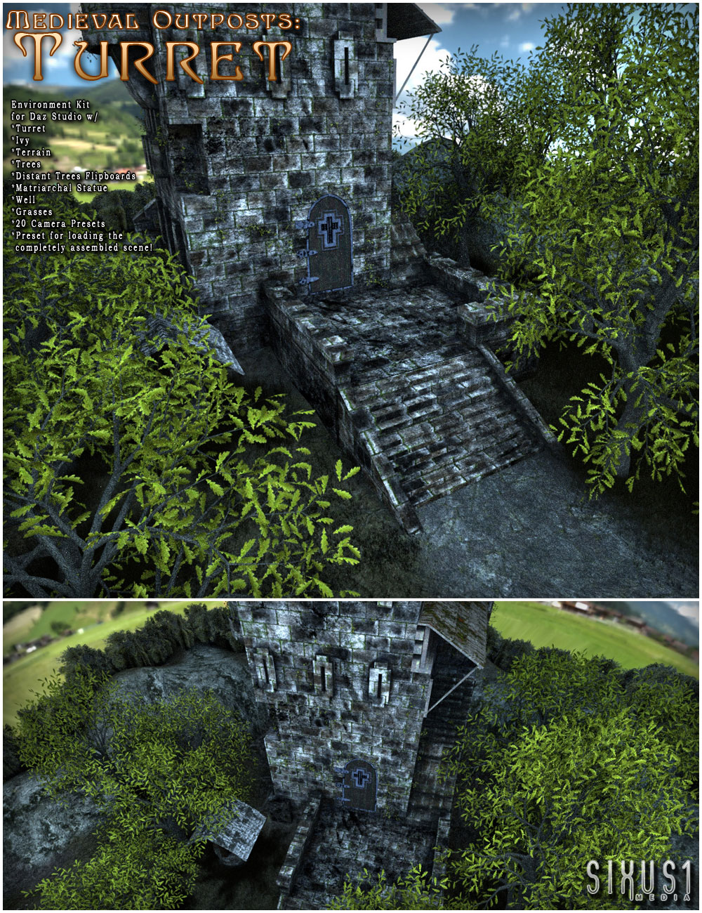 Medieval Outpost Turret | Daz 3D