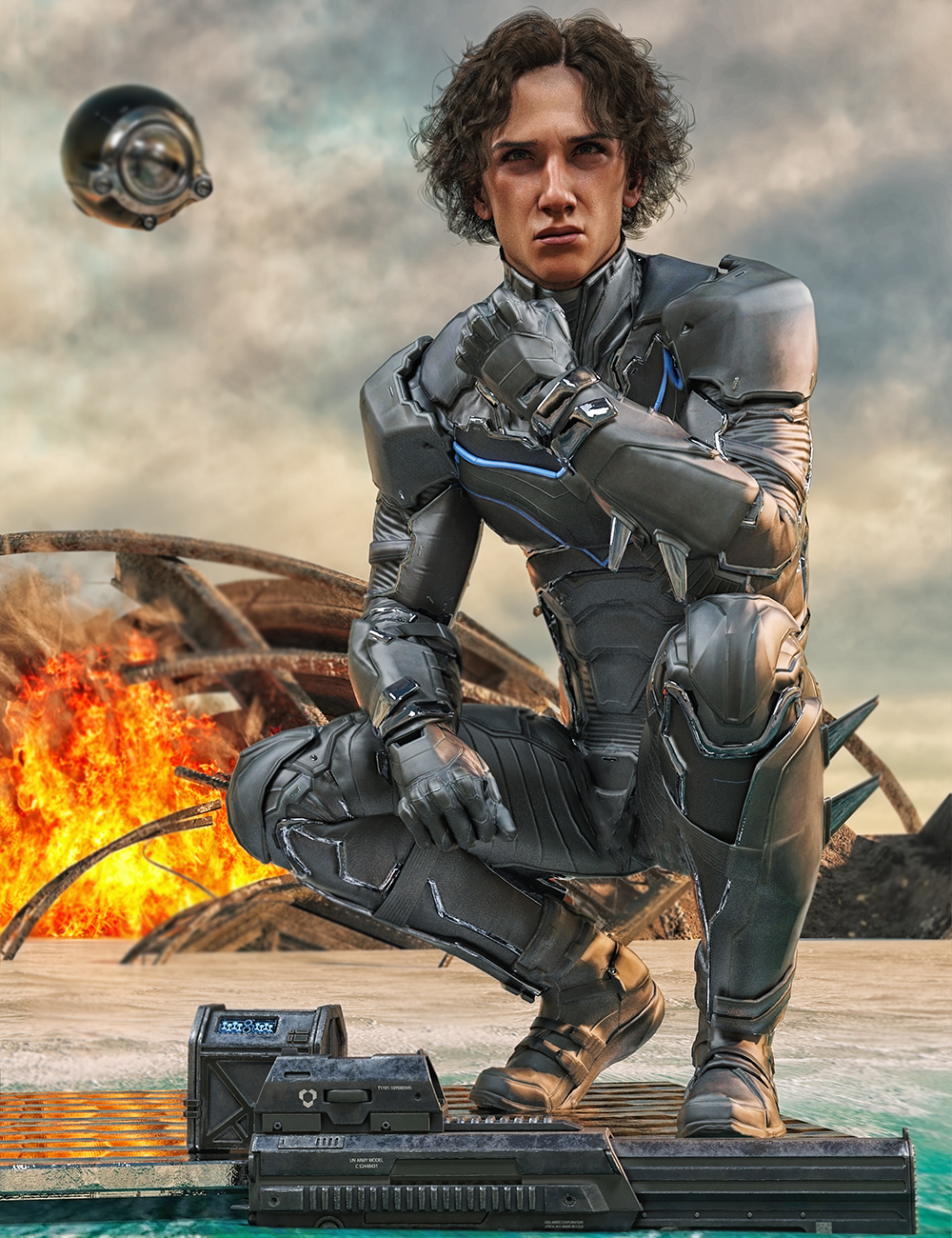 FN Vincent HD for Genesis 9 | Daz 3D