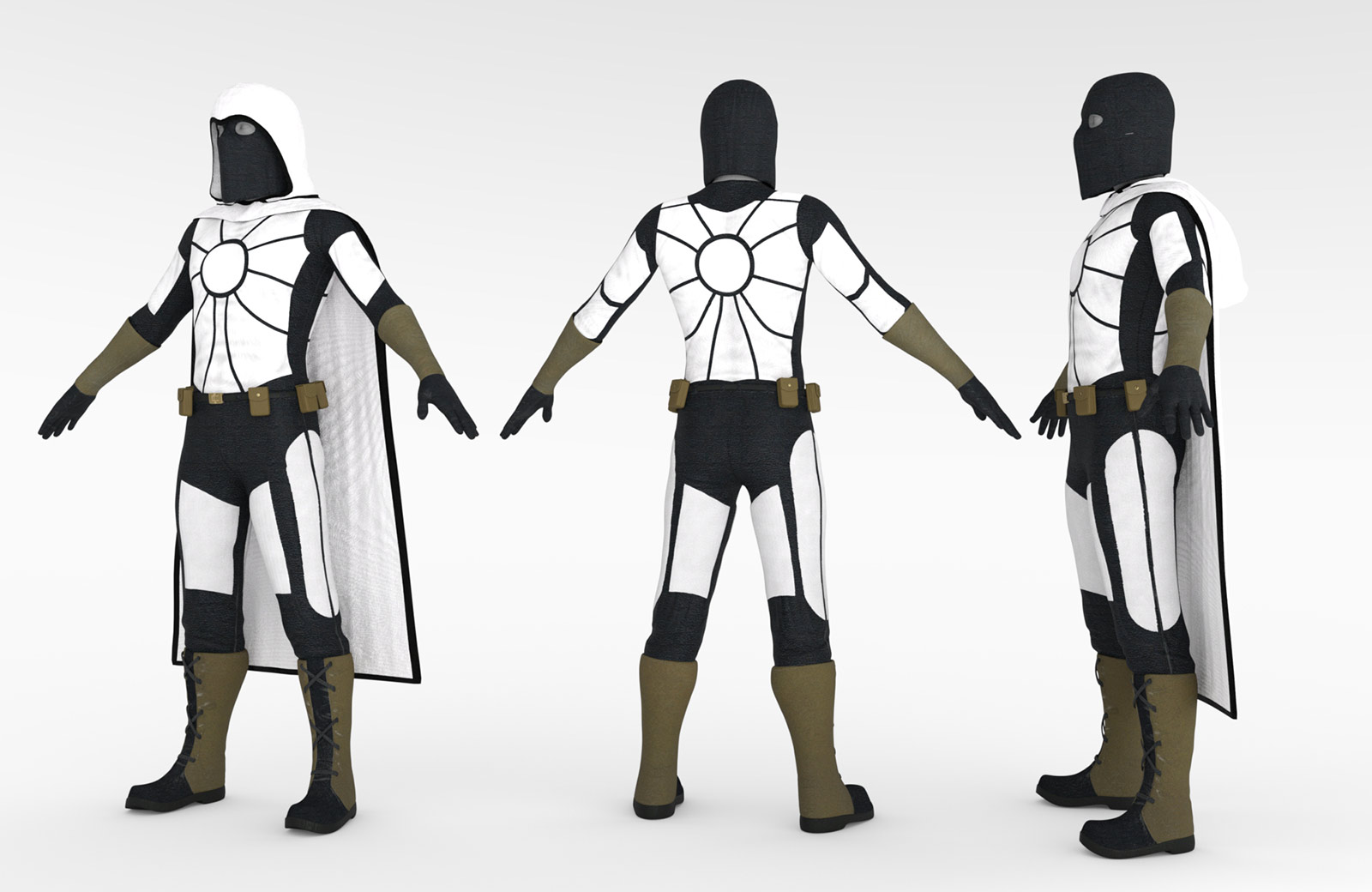 Modern Superheroes: Mid-Knight for G8M | Daz 3D