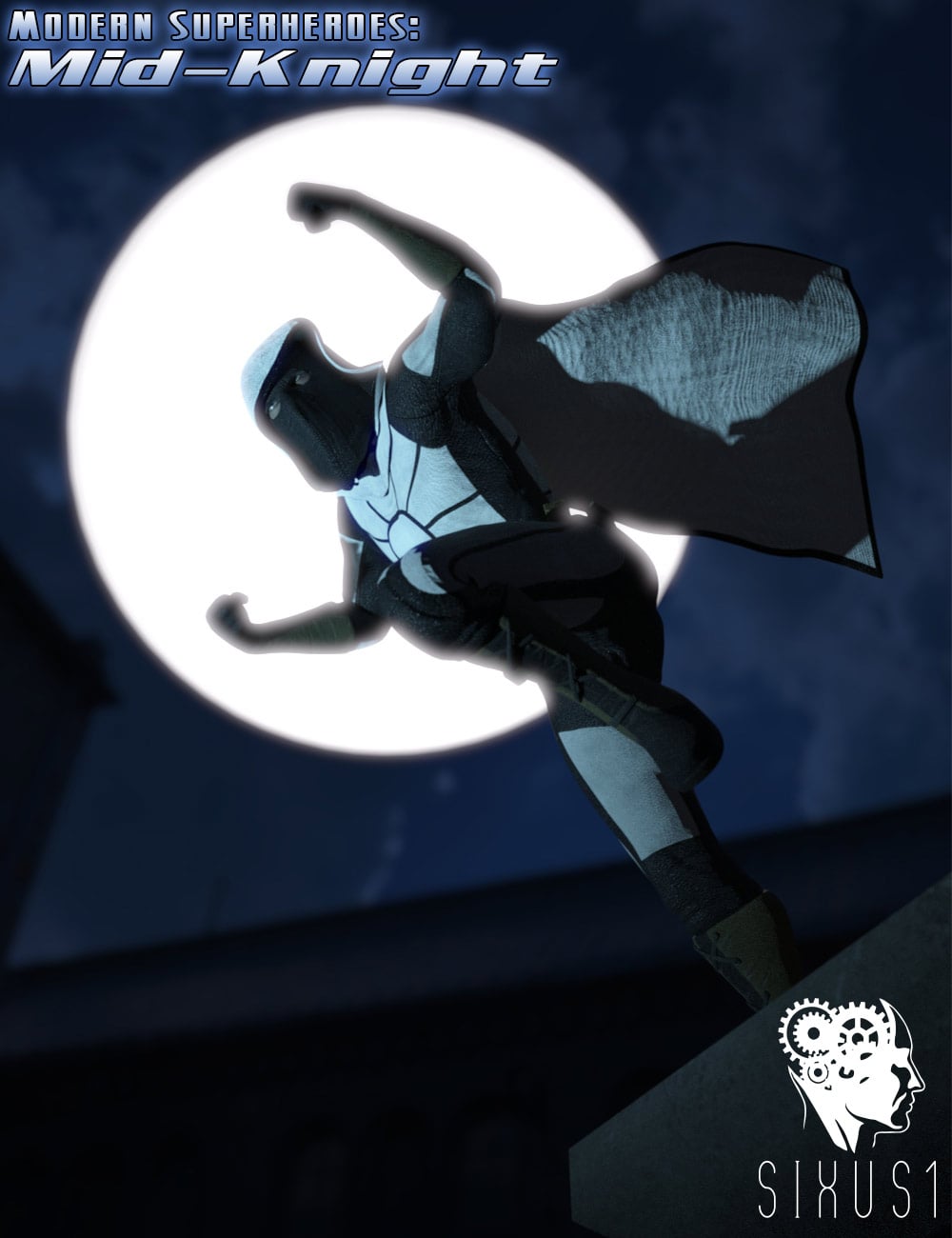 Modern Superheroes: Mid-Knight for G8M | Daz 3D