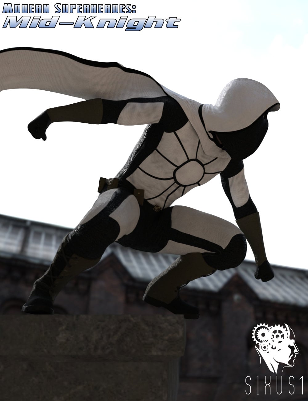 Modern Superheroes: Mid-Knight for G8M | Daz 3D