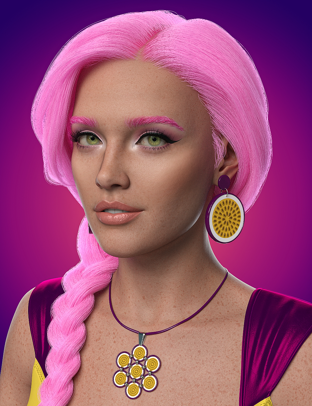 Feeling Fruity OmniHair Shaders | Daz 3D