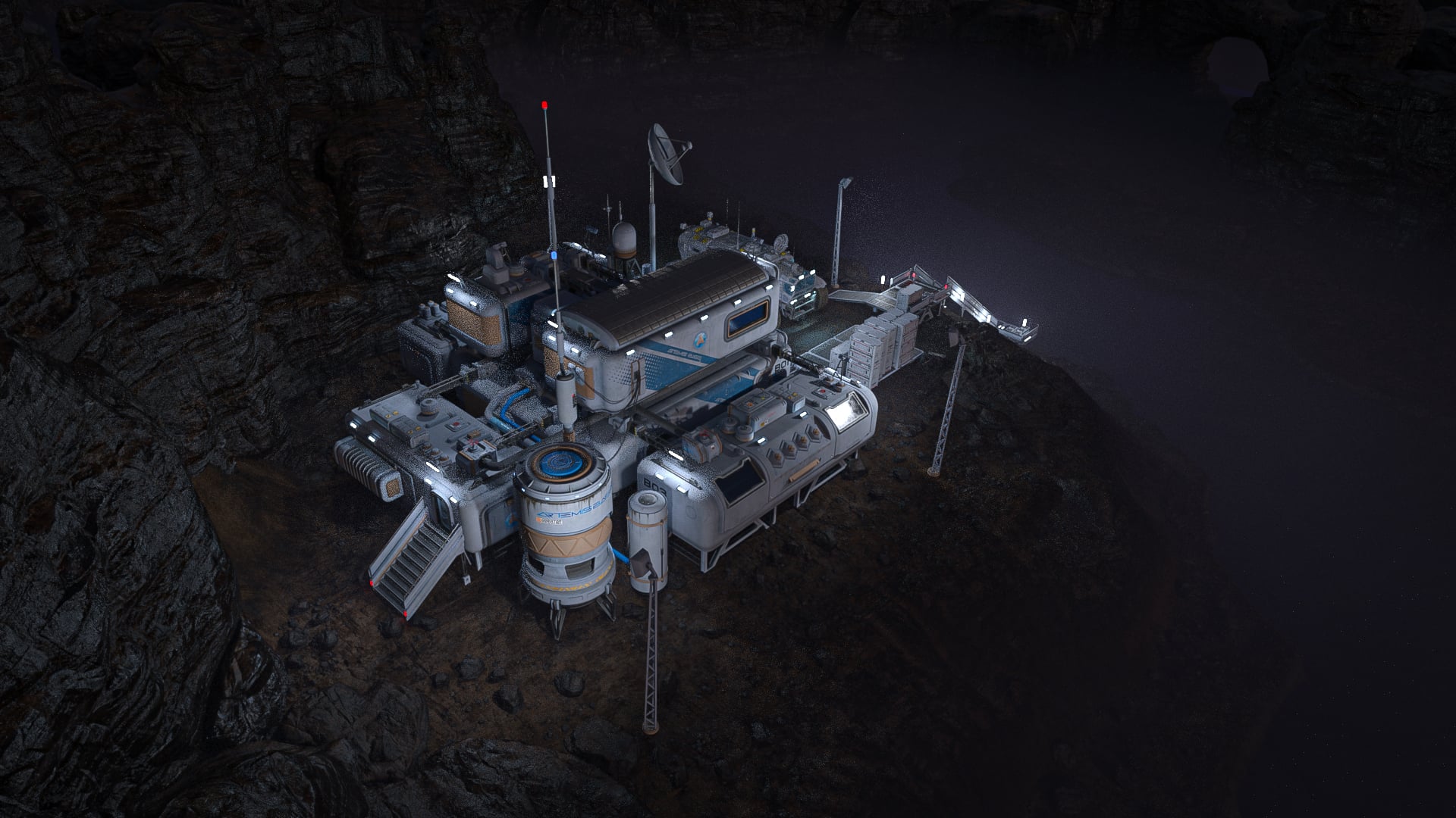 SE Space Base Artemis | Daz 3D