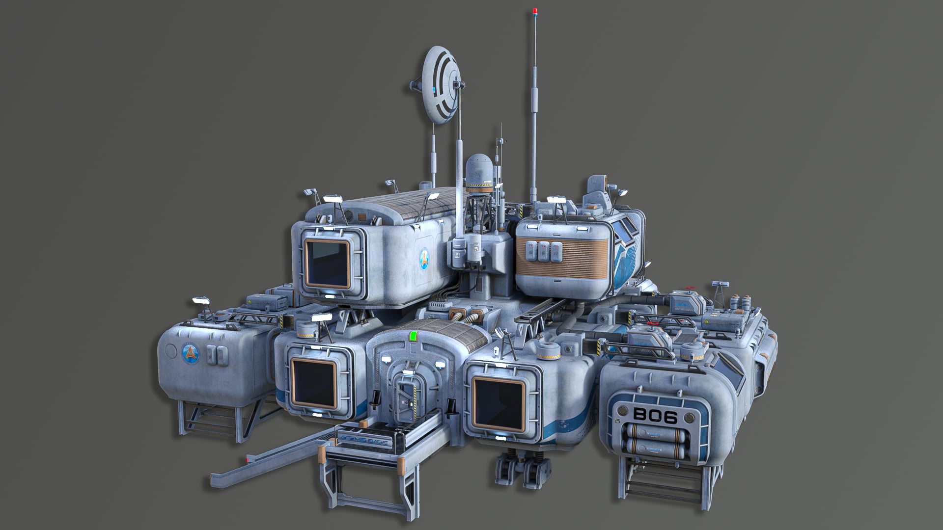 SE Space Base Artemis | Daz 3D