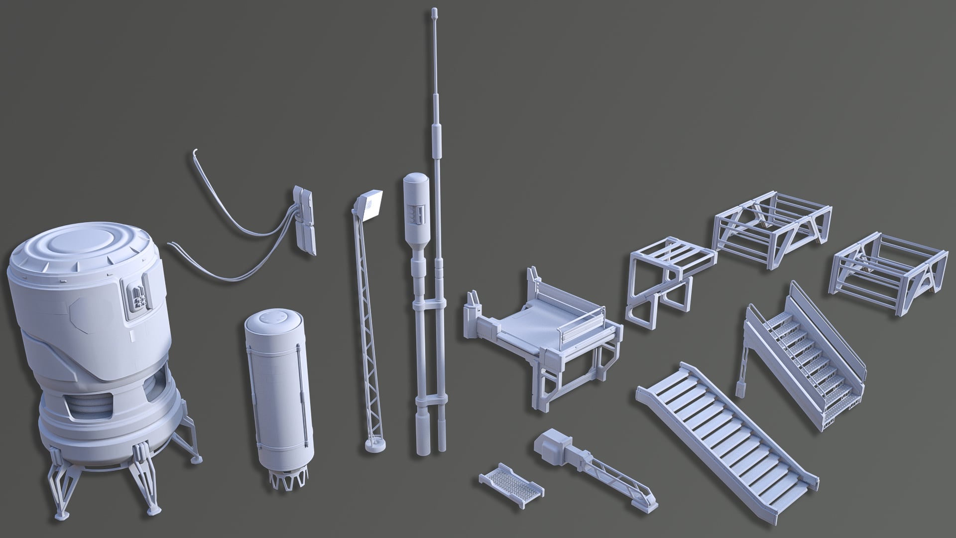 SE Space Base Artemis | Daz 3D