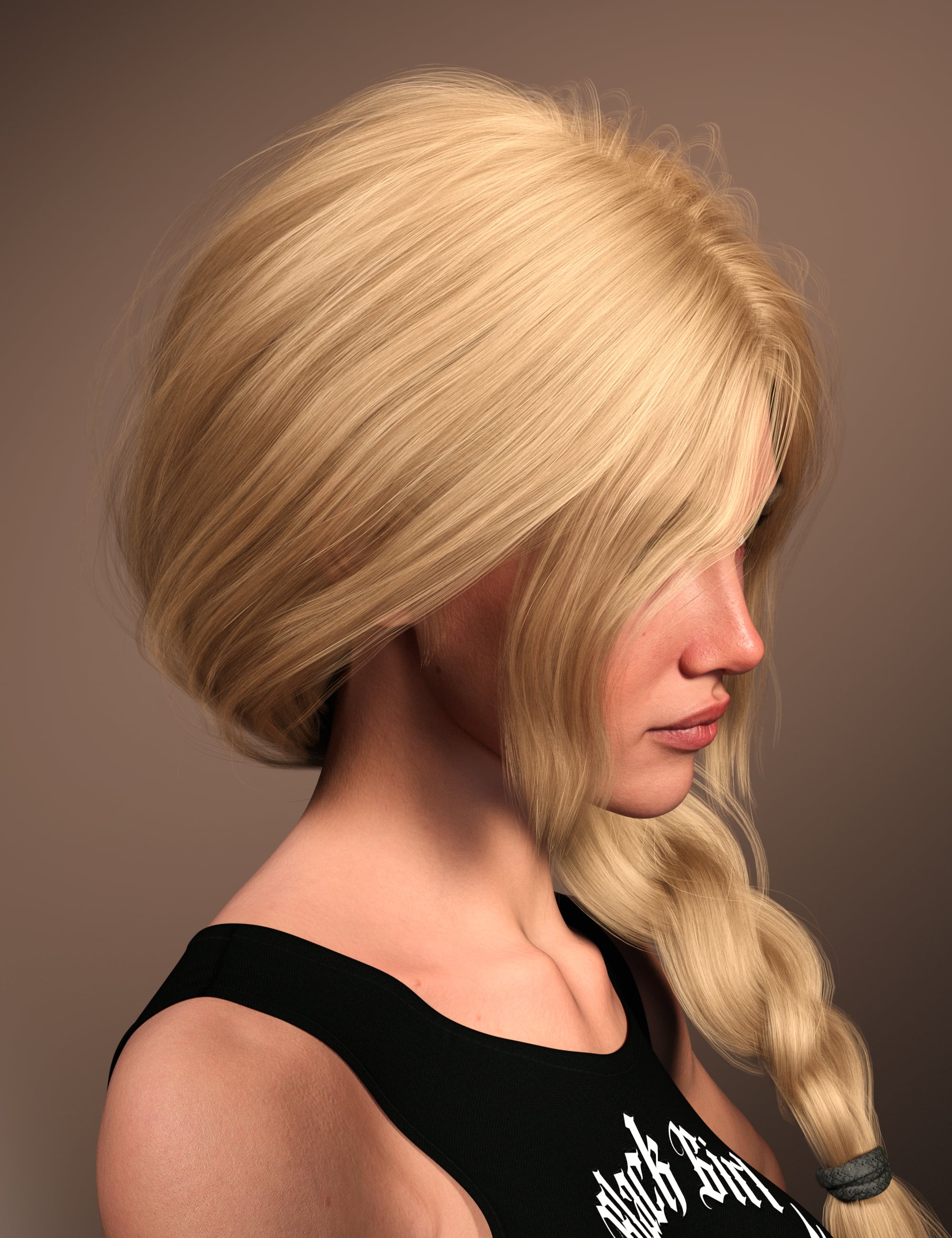 FE Big Twist Braid Hair for Genesis 9 | Daz 3D