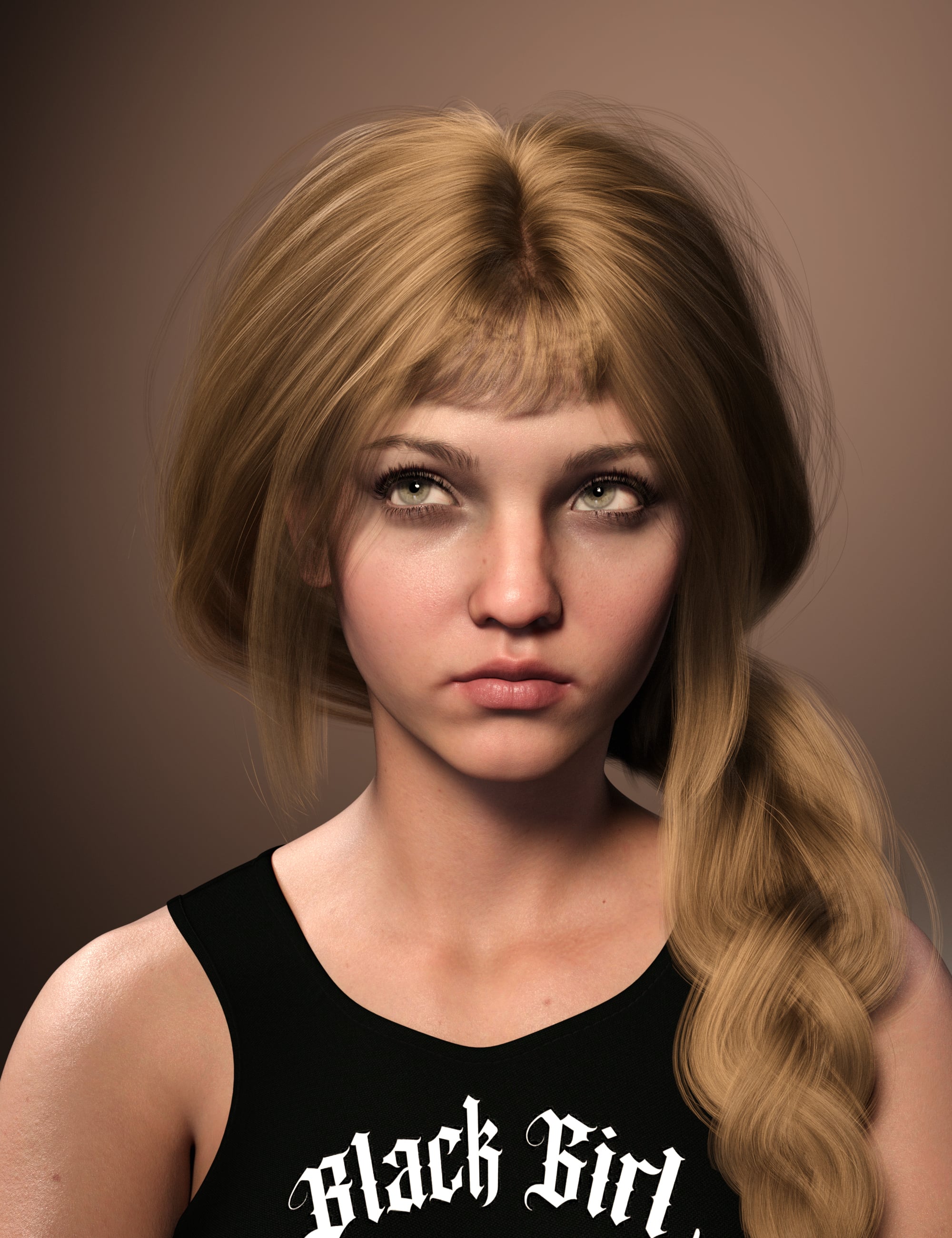 FE Big Twist Braid Hair for Genesis 9 | Daz 3D