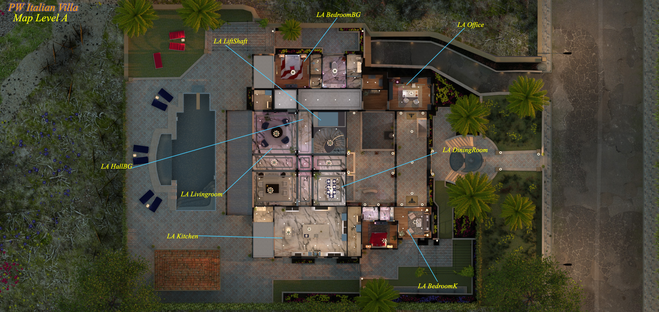 PW Italian Villa | Daz 3D