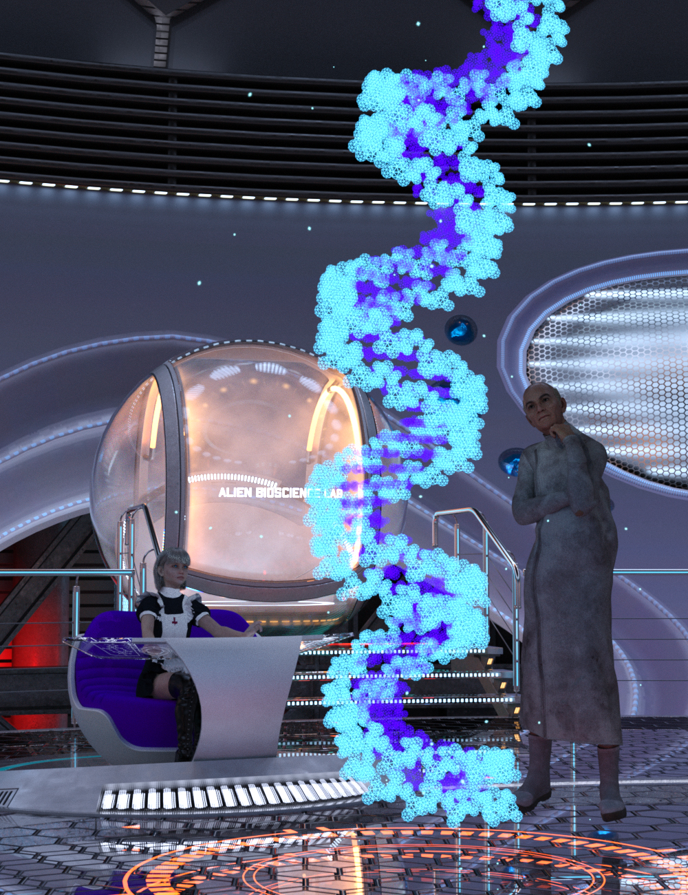 Starliner - Alien Bioscience Lab | Daz 3D