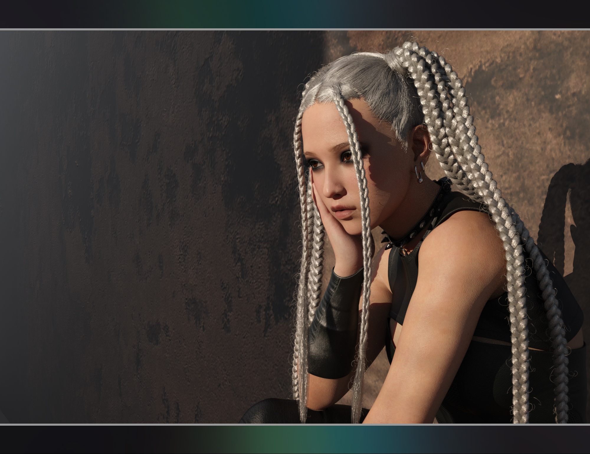 MRL Urban Braids For Genesis 9 | Daz 3D
