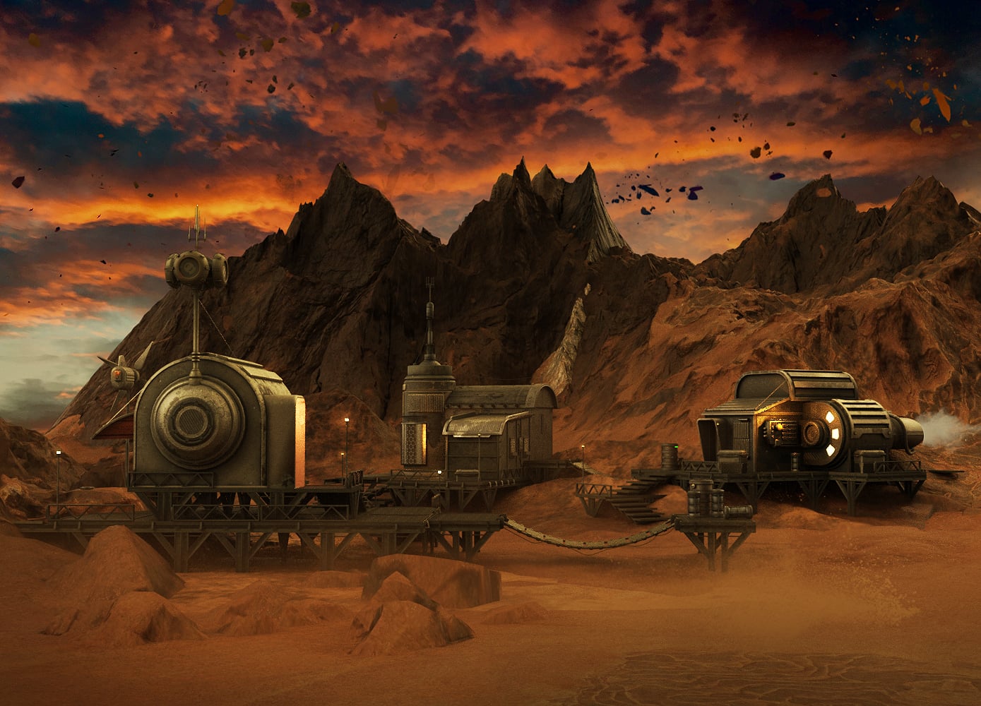Outpost Alpha | Daz 3D