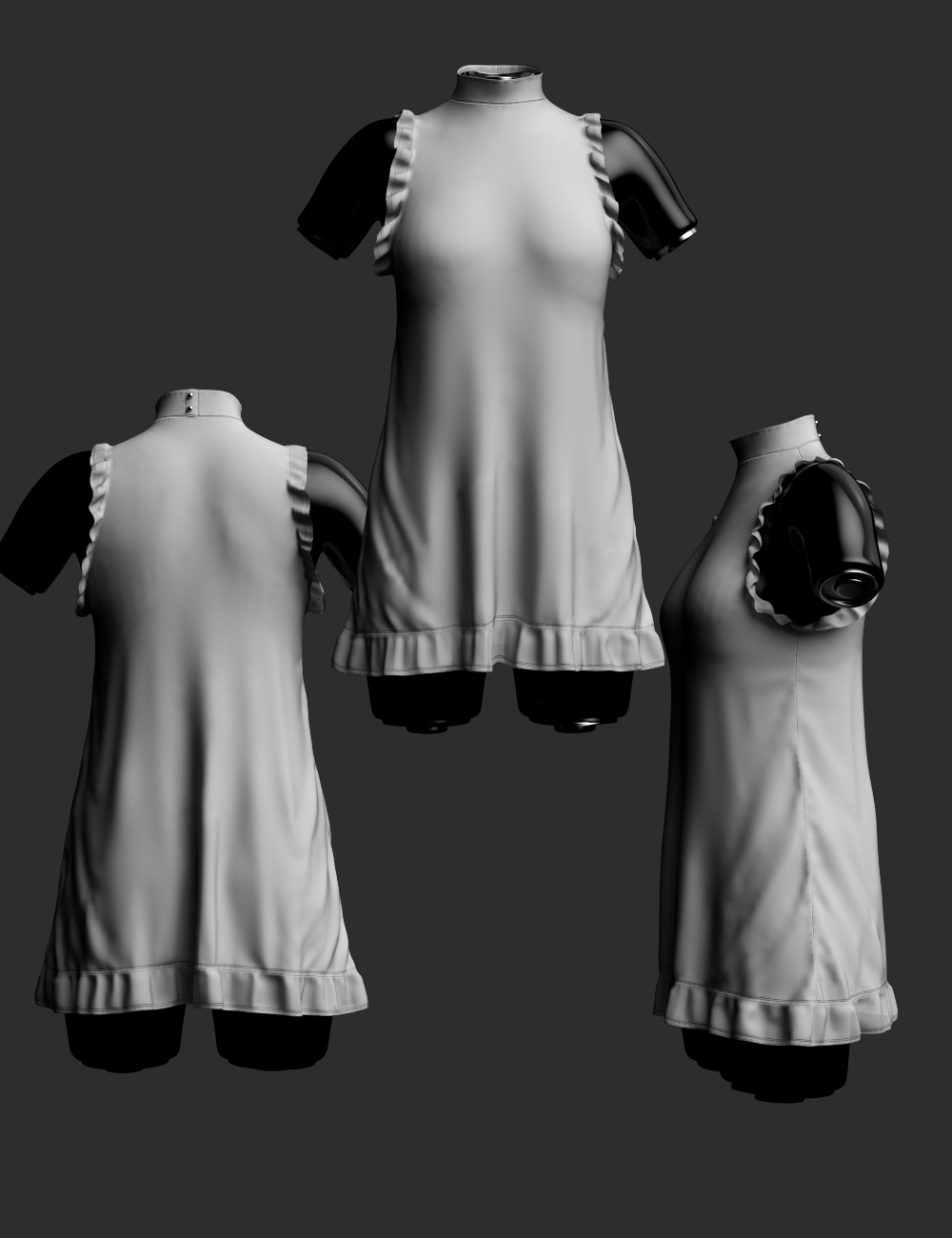A97 dForce Emma Dress for Genesis 8 and 9 Females | Daz 3D