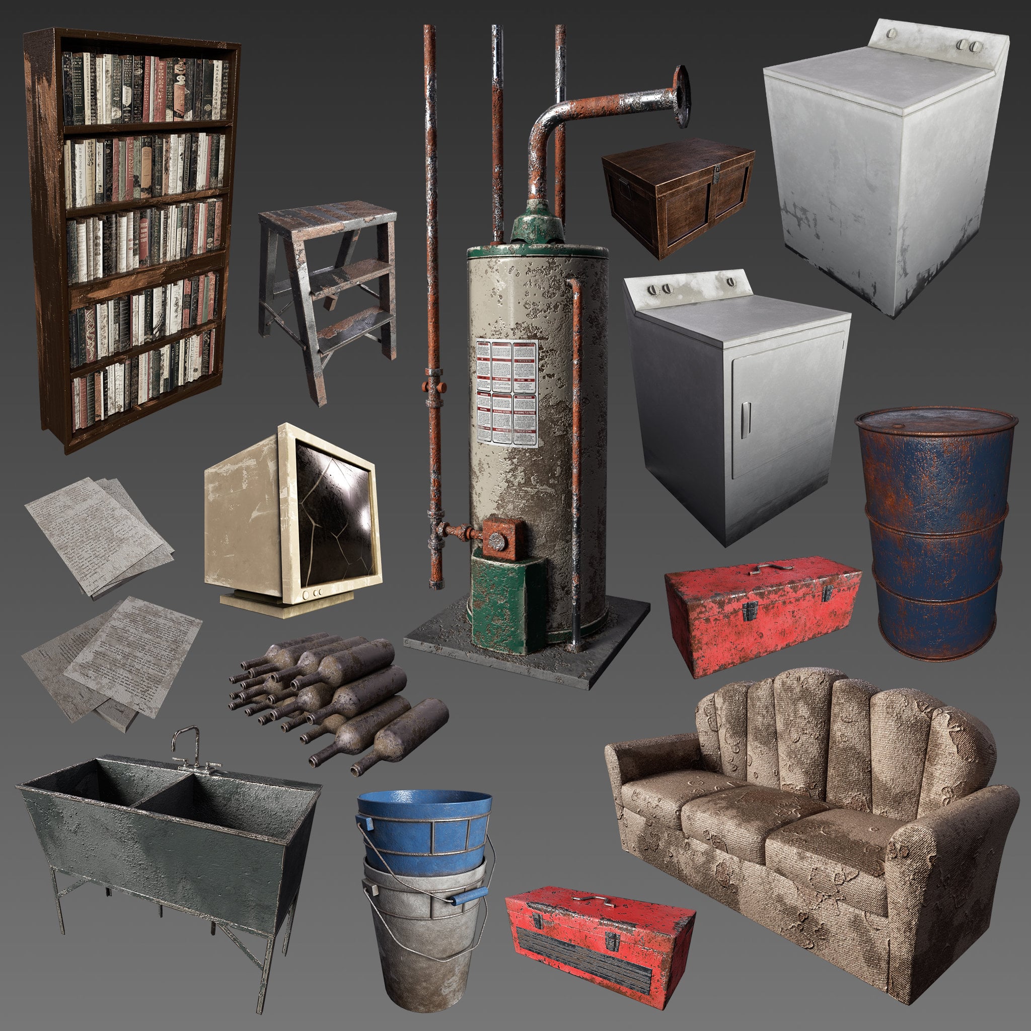 FG Very Old Basement | Daz 3D