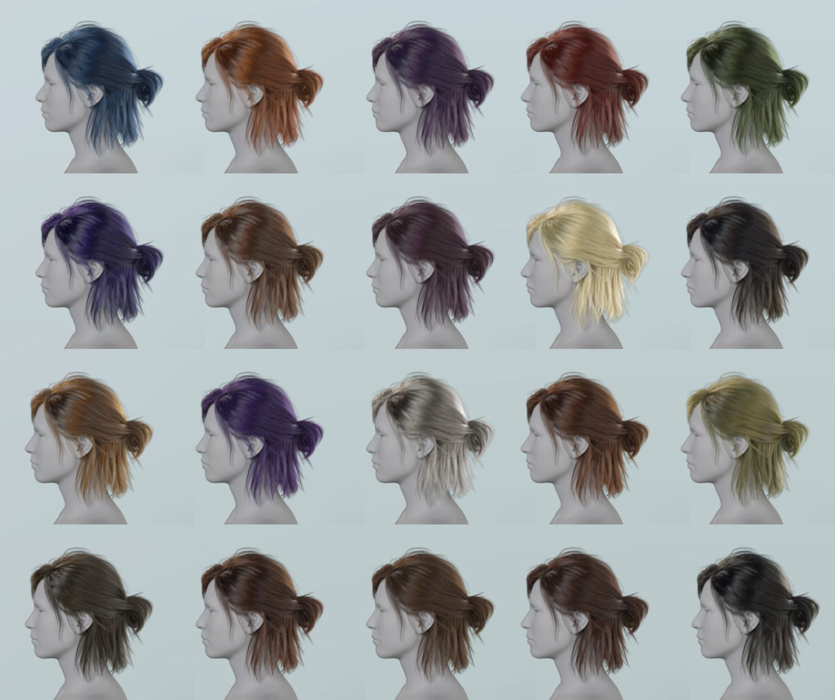XYZ Chic Hair for Genesis 9 | Daz 3D