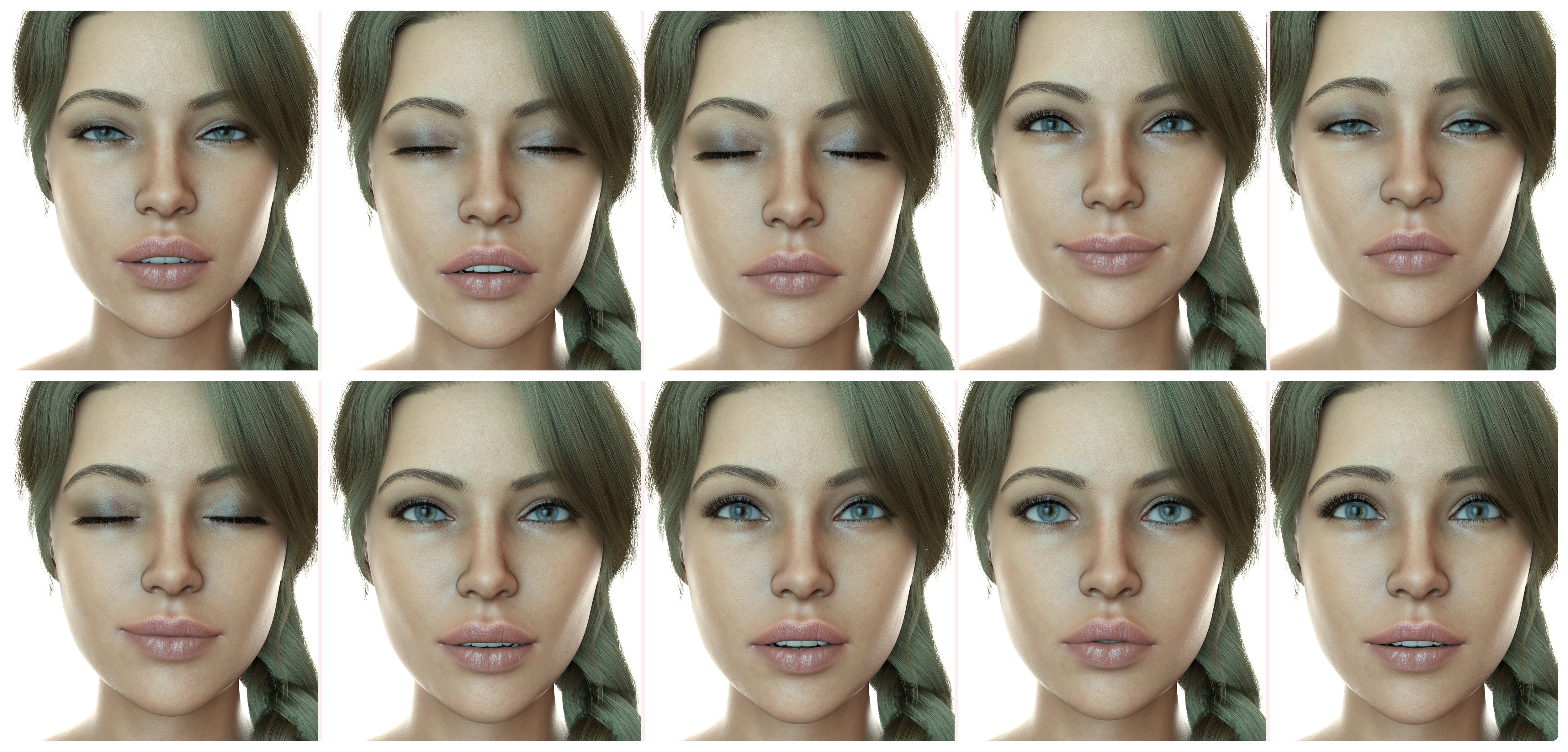 Z Angel or Devil Mix and Match Expressions for Genesis 9 | Daz 3D