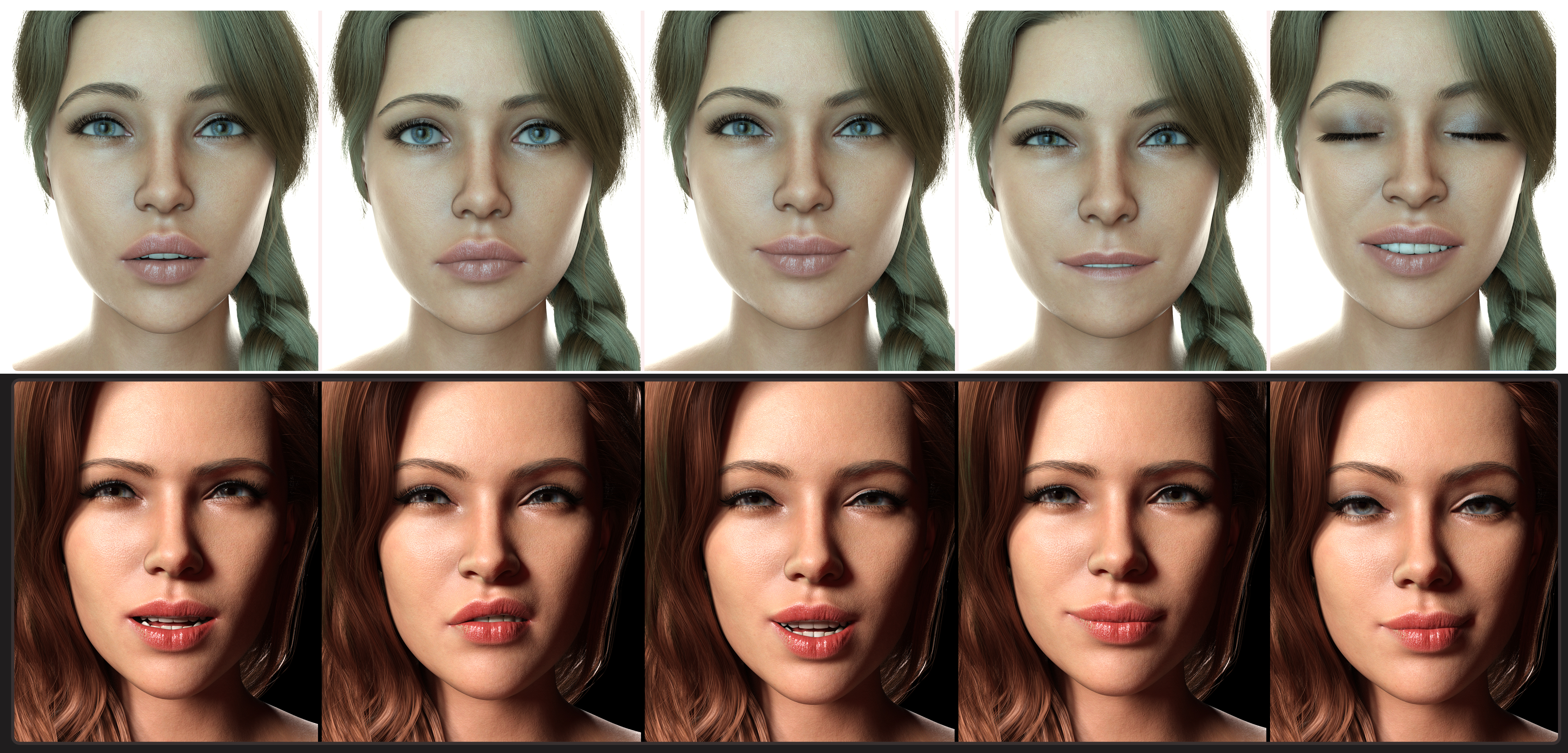 Z Angel or Devil Mix and Match Expressions for Genesis 9 | Daz 3D